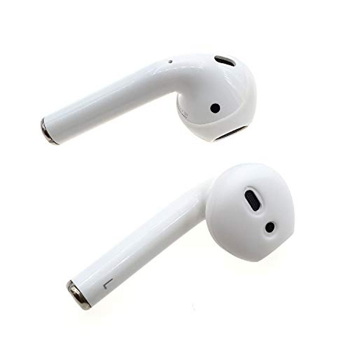 (Fit in Case)Silicone Protecitve Tips Ear Skins and Covers Replacement Anti Slip Soft eartips Compatible with Apple AirPods 1 & 2 or EarPods Headphones/Earphones/Earbuds (3 Pairs White)