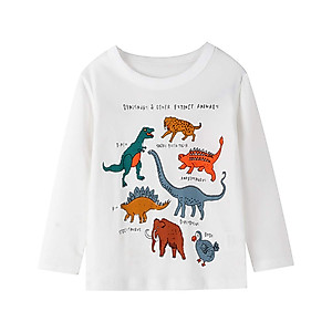 Boy Tee Raglan Long Sleeve Crewneck T Shirt Blue Red Yellow Cartton Car Winter Shirt 3 Pack Set Size 7