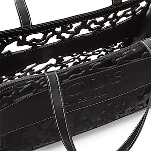 TOUS Amaya Kaos Shock Shopping Bag, Black, Large