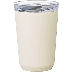 KINTO 20441 To-Go Tumbler, 12.2 fl oz (360 ml), Plug, White
