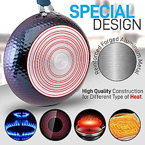 11'' Large Fry Pan - Non-Stick High-Qualified Kitchen Cookware (Works with Model: NCCW11DS)