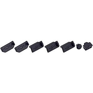 7PCS HDMI Dust Plug Silicone Dust Proof Cover Dust Stopper Dustproof Case Kits for Xbox One X Xbox One S Gaming Console