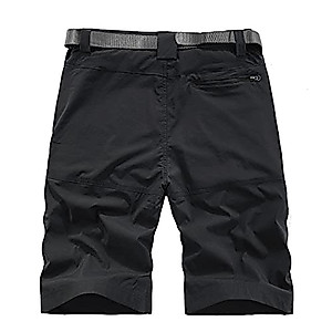 Cargo Shorts Men's Big-Tall Quick Dry Short Men's Utility Hiker Quick Dry Short Summer Sweatpants