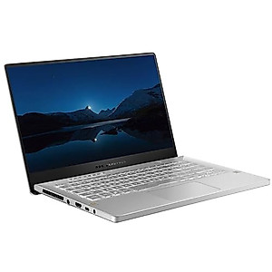 ASUS ROG Zephyrus 14" FHD Laptop, 2023 Newest Upgrade, Gaming Laptop AMD Ryzen 7-5800HS Processor, 40GB RAM, 1TB SSD, Windows 11 Home, Fast Charge, HDMI, Webcam, Bluetooth, White, LIONEYE HDMI Cable