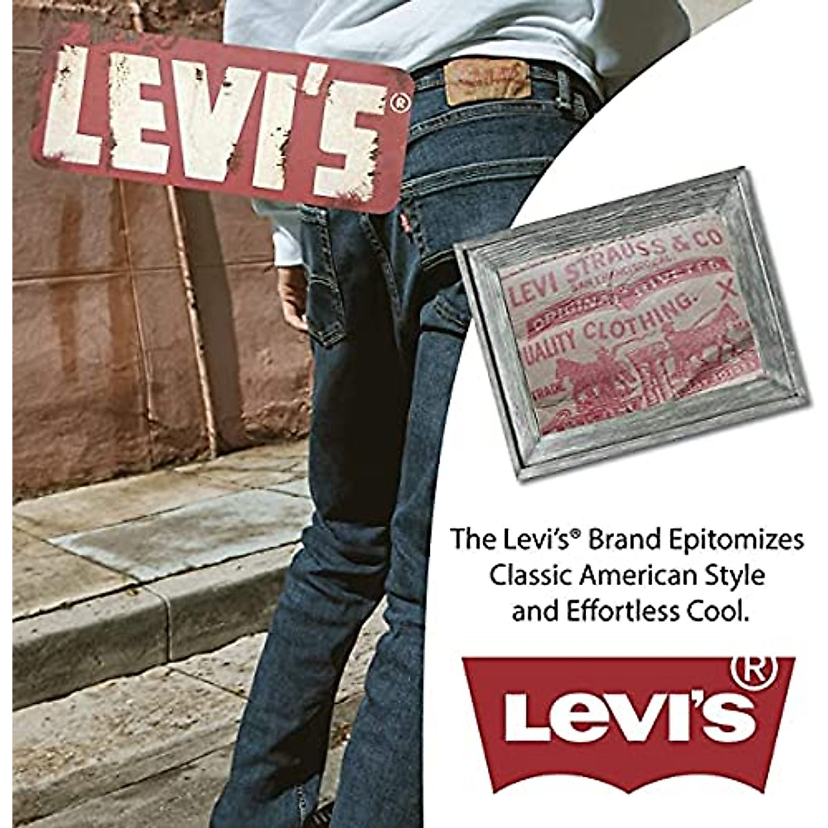 Levi's Mens Boxer Briefs Breathable Cotton Underwear for Men Pack of 6