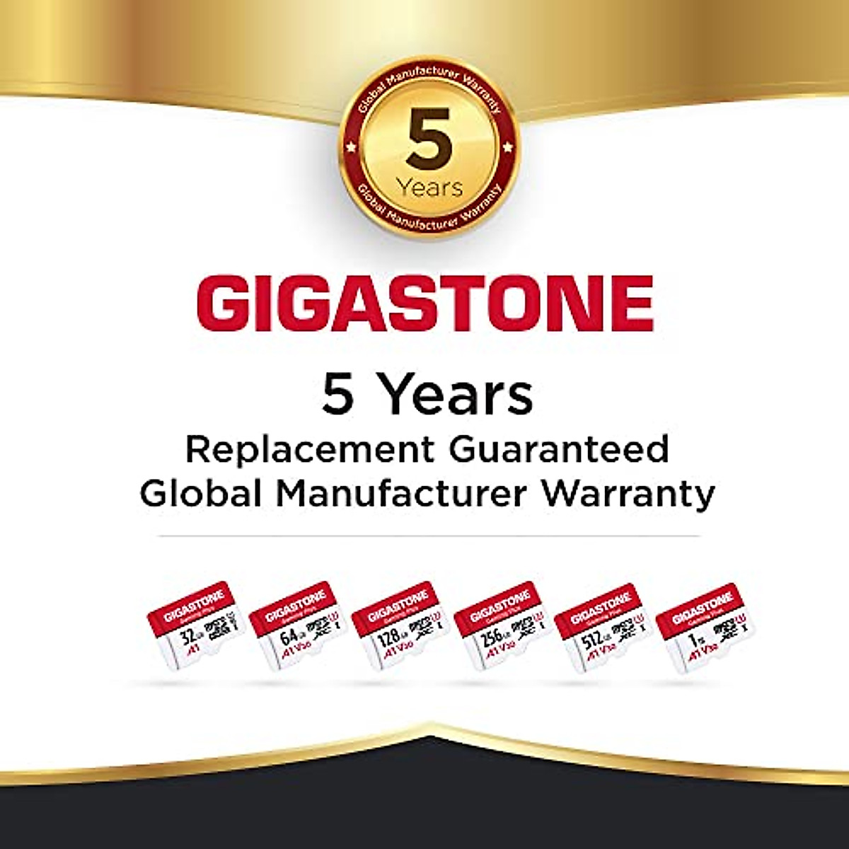 Gigastone 64GB Micro SD Card, Gaming Plus, Nintendo-Switch Compatible, High Speed 90MB/s, 4K UHD Video Recording, Micro SDXC UHS-I A1 V30 U1 Class 10