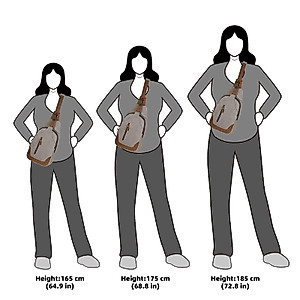 Canvas Sling Bag Crossbody Backpack Shoulder Casual Rucksack for Men Women