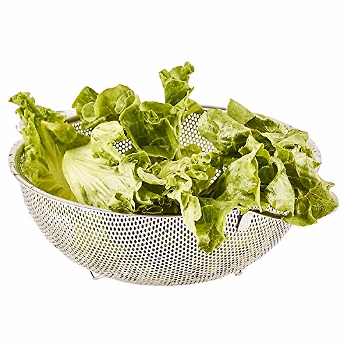 HÖLM 3-Piece Stainless Steel Mesh Micro-Perforated Strainer Colander Set (1-Quart, 2.5-Quart and 4.5-Quart)