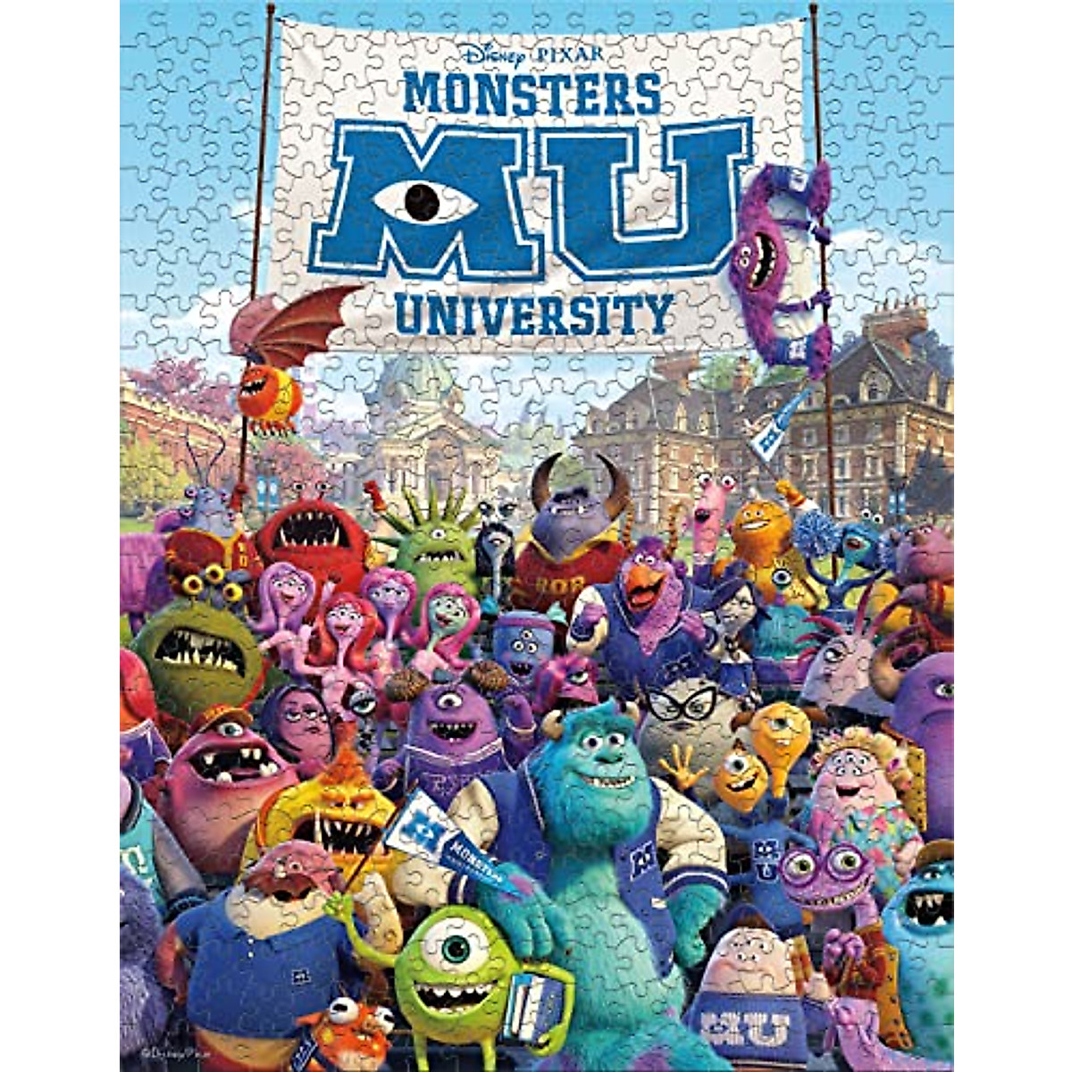 Ceaco - 5 in 1 Multipack - Disney/Pixar -Monsters University (MU), The Incredibles, Toy Story 2, Cars, & Inside Out - (2) 300 Piece, (2) 500 Piece, (1) 750 Piece Jigsaw Puzzles