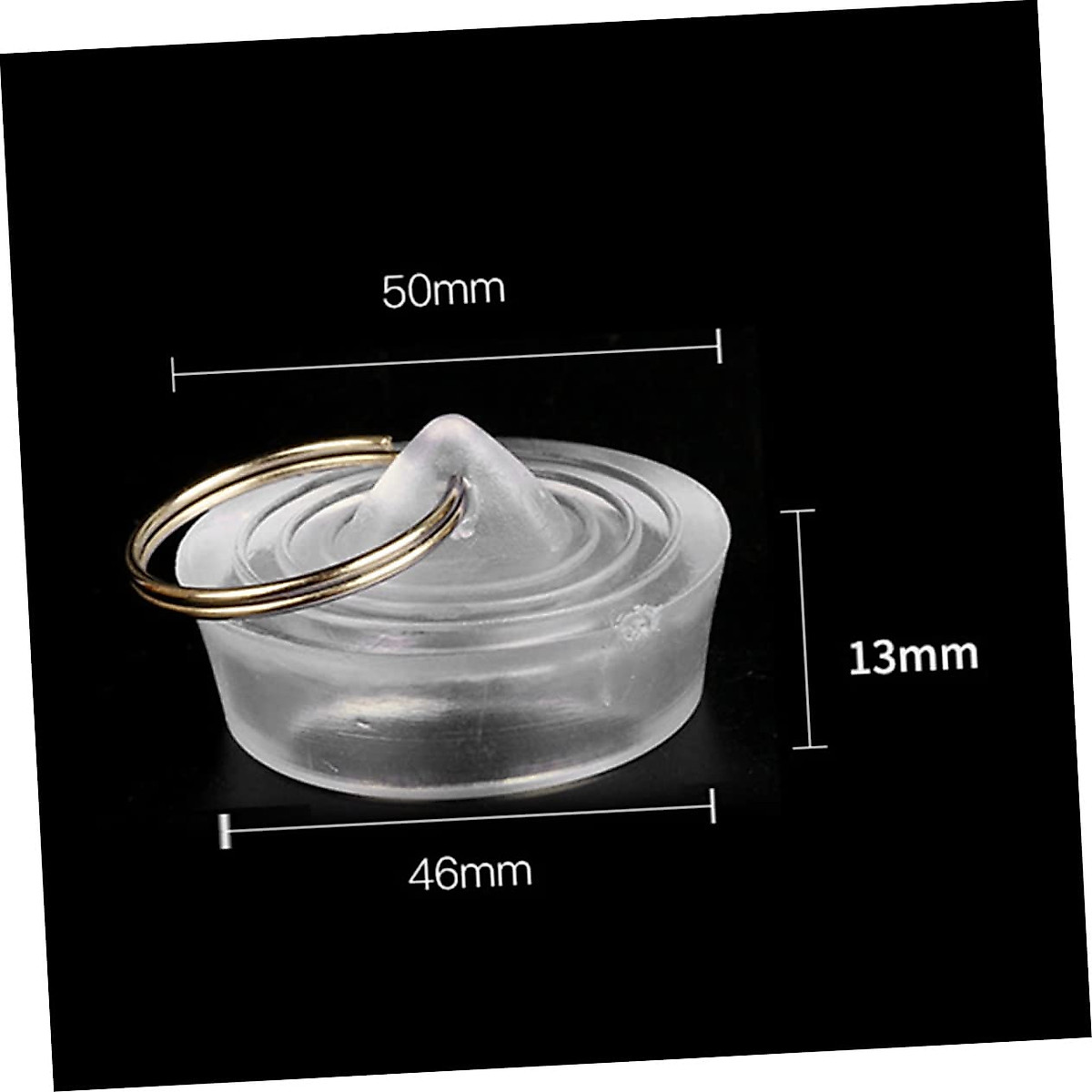 40 Pcs Bathtub Plugs Rubber Sink Plug Bath Plugs Sink Stopper with Ring Sink Plug for Bathroom Bathtub Stoppers Basin Plug Drain Stopper Kitchen Sink Plug Kitchen Sink Stopper