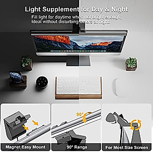MG Monitor Light Bar, LED Computer Light with Wireless Controller RGB Monitor Backlight Auto-Dimming Hue Tunable USB Powered Monitor Lamp Desktop Screen Bar for Desk/Gaming/Home/Office