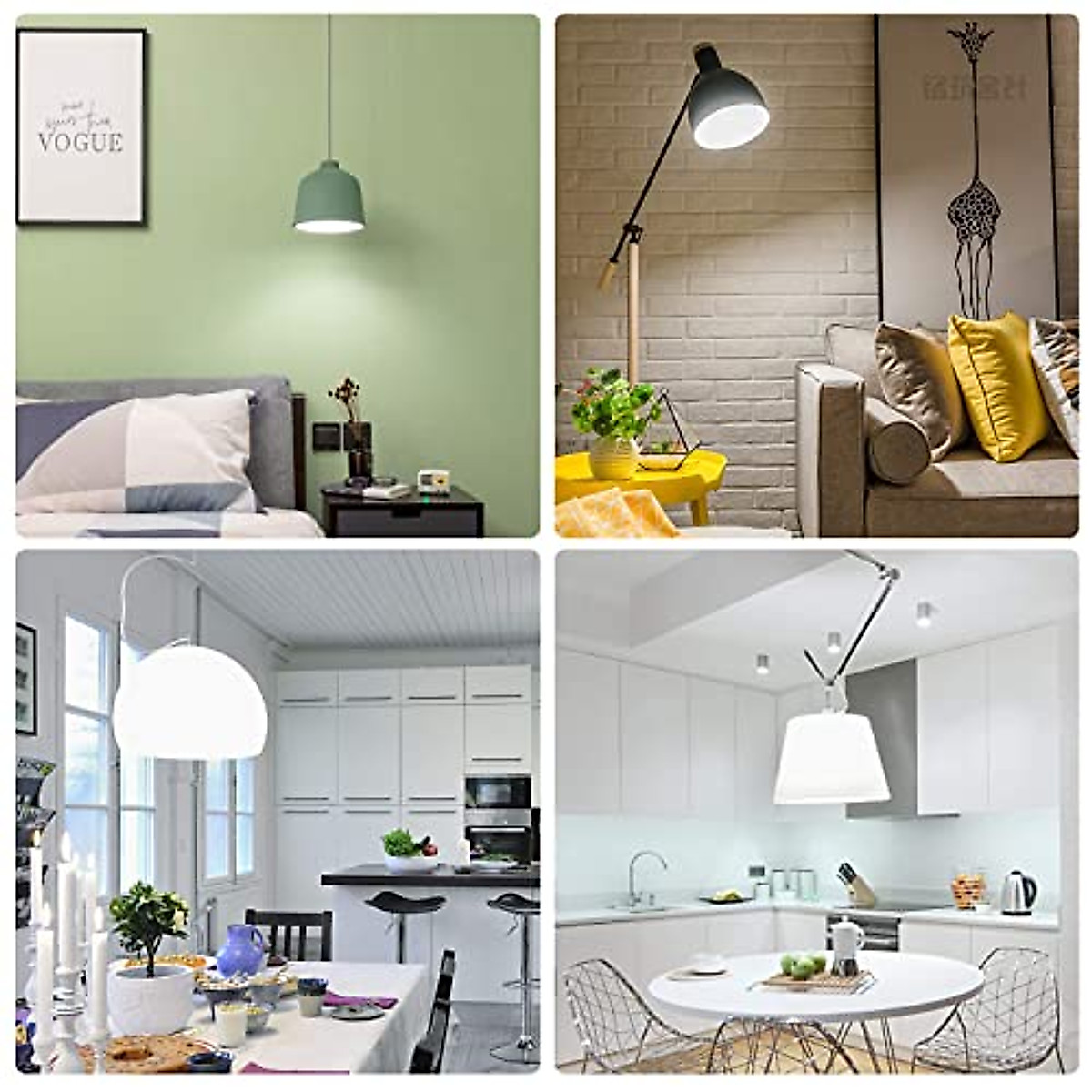 150 Watt LED Bulb, 2600LM Super Bright Light Bulbs, Daylight 5000K, Dimmable A21 LED Bulb, E26 Standard Base, UL Listed, Damp Rated, 2 Pack