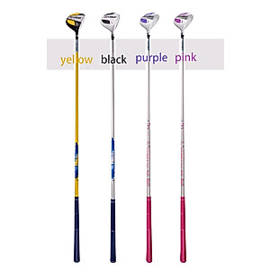 Golf Fairway Wood #1 Wooden Golf Club Wood Kids Golf Wood Driver Junior Golf Putter Golf Clubs for 3-12 Girls Boys (Pink,for Age 3-5)