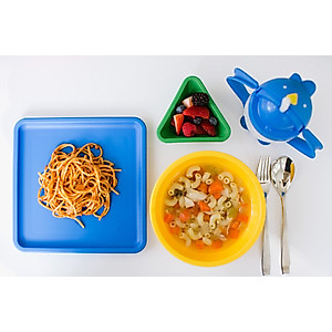 Lollaland Weighted Straw Sippy Cup for Baby:MADE IN THE USA - Transition Kids, Infant & Toddler Sippy Cup (6 months - 9 months) | Shark Tank Products | Lollacup (Brave Blue) w/ Straw Replacement Pack