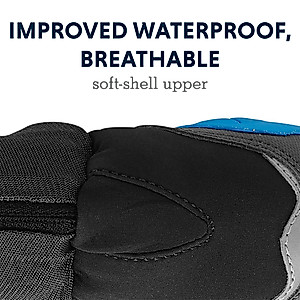 Ruffwear, Polar Trex Waterproof Winter Dog Boots with Rubber Soles for Cold Weather, Obsidian Black, 2.25 in (2 Boots)