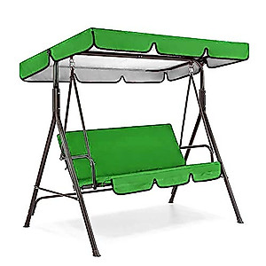VEFSU Swing Canopy Cover Rainproof Oxfords Cloth Garden Patio Outdoor Rainproof Swing Canopy Sofa Covers for Blended