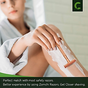 Zomchi Razor Blade Bank for Safety Razor Blade Storagement with 50 Counts Safety Razor Blades