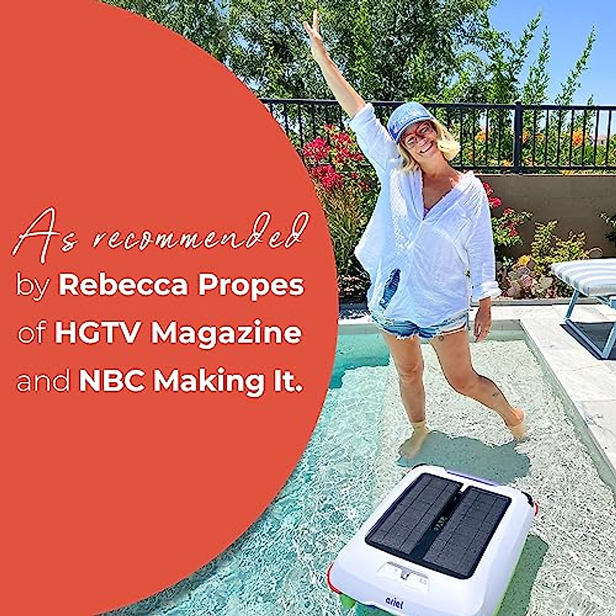 Ariel Solar Breeze Robot Pool Cleaner - Smart & Solar Powered