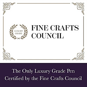 Bond & Regent Rollerball Pen - Certified Luxury Grade | 24 Karat Gold & Gloss Black | Nice Gift Pens for Men and Women