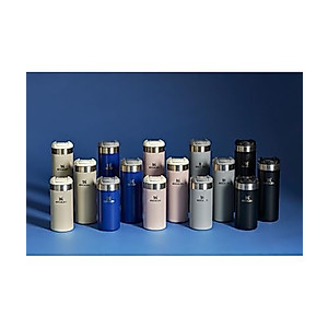 Stanley AeroLight Transit Bottle 20 oz | Locking Drink Through Lid | Leak Resistant Water Bottle or Coffee Travel Mug | Lightweight Insulated Stainless Steel | BPA-Free | Black