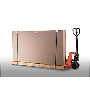 Night & Day Furniture Murphy Cube Cabinet Bed (Rustic Brown w/Ranchero Hardware, Queen Pre-Assembled)