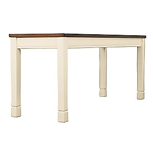 Signature Design by Ashley Whitesburg Cottage Rectangular Dining Bench, Brown & Antique White