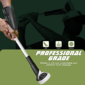 (1 + 1) Ermorgen VR Golf Club Compatible for Quest 2, Controller Handle Grip, Wrist Immobilizer Correction Strap, VR Extension Accessories for Enhanced Gaming Experience Quest 2, White