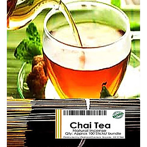 (C) Chai Tea, Oakland Gardens Premium Hand Dipped Incense Sticks, You Choose The Quantity (100)