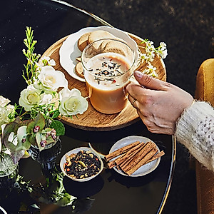 Palais des Thés - Rooibos des Vahinés - Premium Gourmet Vanilla and Almond Flavored Caffeine-Free Rooibos Tea - 20 Count Biodegradable Tea Bags Box