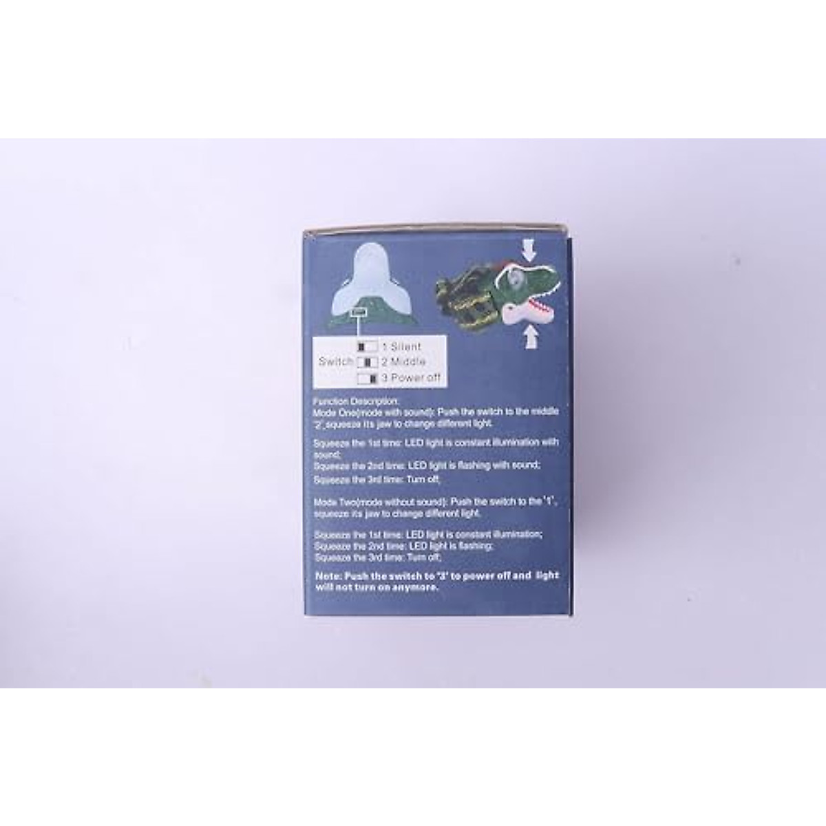 COSOOS LED Headlamp for Kids Flashlight Camping Gear, Roar & Silent Mode, Outdoor Toy Head Lamp for Boy Girl Toddler, 3.4oz Lightweight Headlight, Birthday Gift - Battery Included