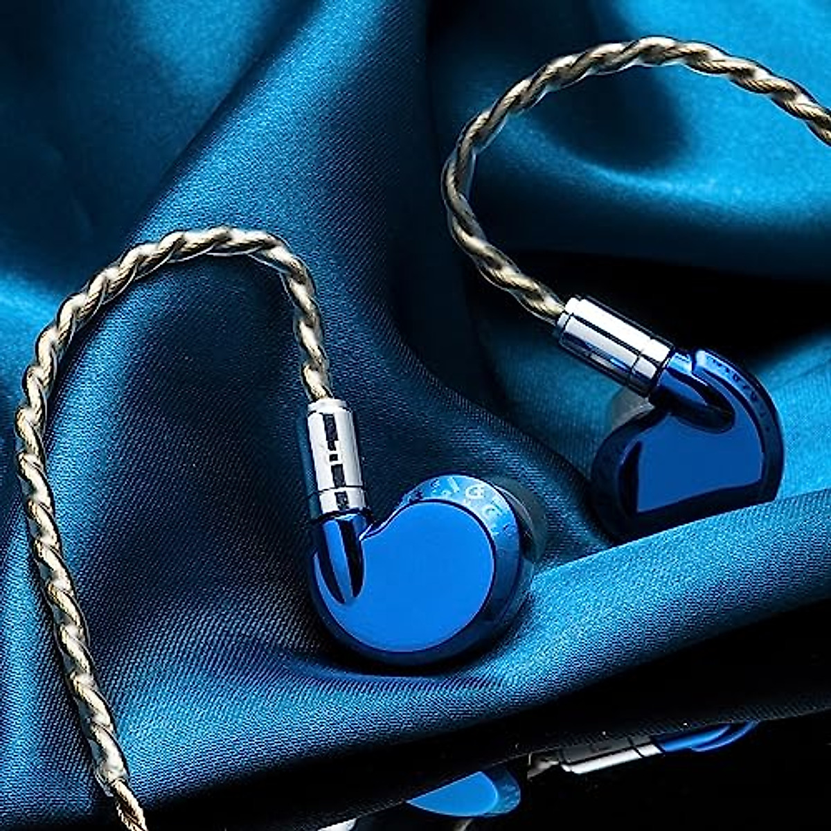 HiFiGo DUNU Falcon Ultra 1DD in-Ear Monitors, Upgraded Single Dynamic Driver with Magnesium Alloy Diaphragm IEMs in-Ear Earphones (Klein Blue)