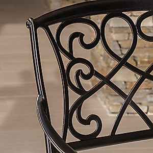 Christopher Knight Home Santa Maria Barstool, Shiny Copper