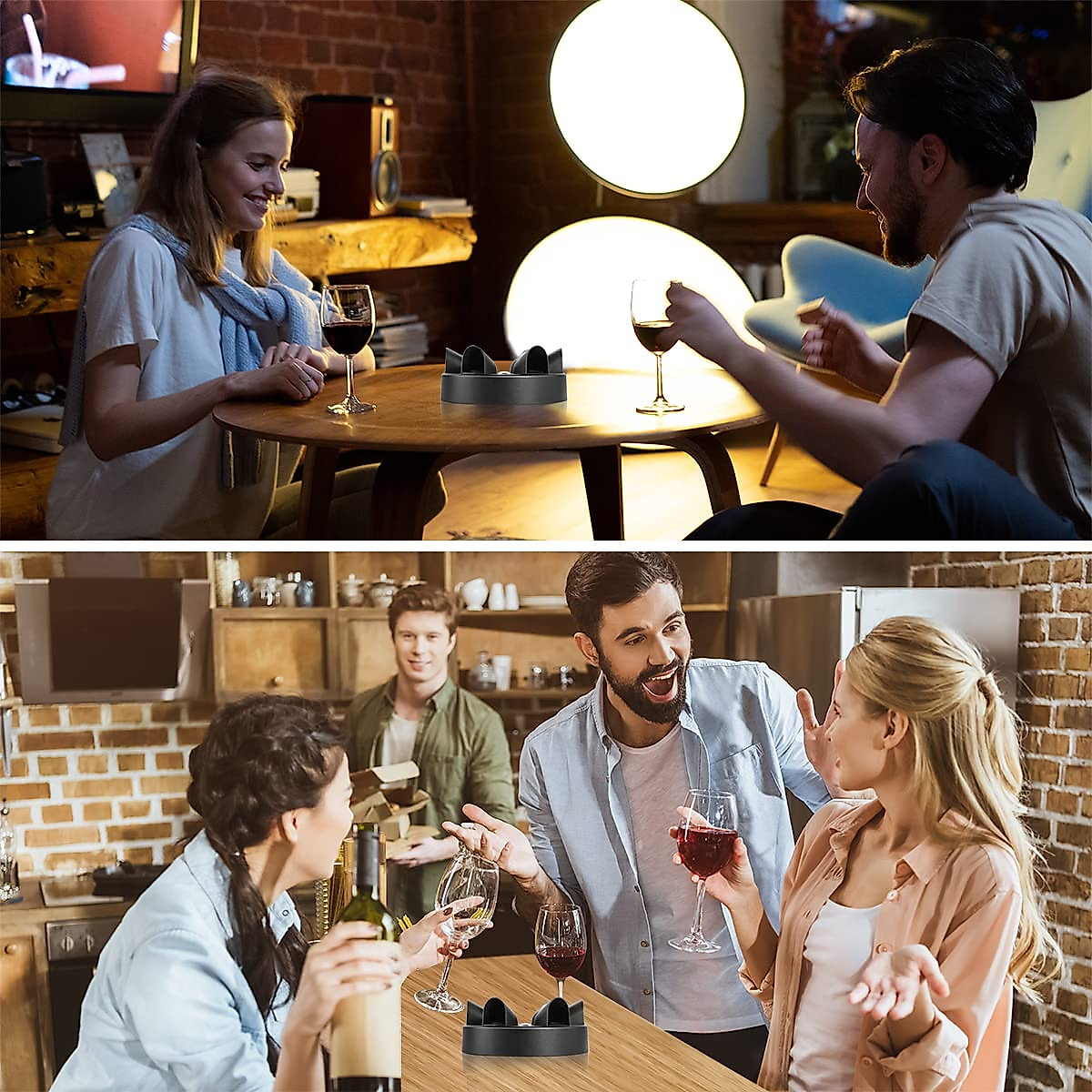 Fellibay Funny Shocking Shot Roulette Game Lie Detector Game Roulette Reloaded Shock Game Party Drinking Game