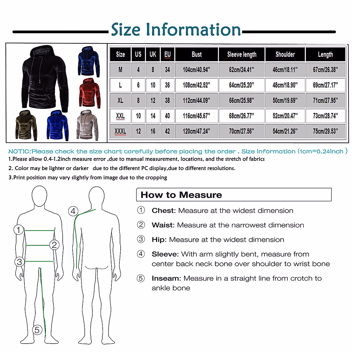 Cozy Sweatshirts For Men, Black Men Hoodie Shirt Mens Hoodies Pullover Dsmp Hoddie New Men's Fashion In Autumn Winter Warm Pure Hoodie Blouse Zip Up Hoodies Xl Full (L, Blue)