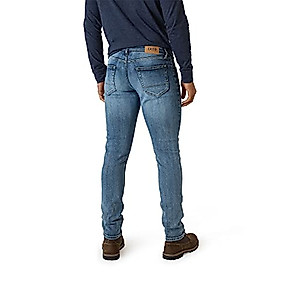 IZOD Men's Jeans - Slim Fit Comfort Stretch Denim Jeans for Men, Size 34X30, Nautical Blue