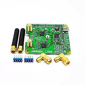 MMDVM Duplex Hotspot Module Dual Hat V1.5.2 Support P25 DMR YSF NXDN DMR Slot 1 + Slot 2 for Raspberry pi with USB Port (Without OLED)