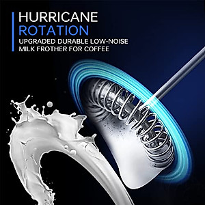 Electric Powerful Milk Frother for Coffee , Durable Mini Mixer Matcha Whisk Foam Maker for Coffee Latte Cappuccino Matcha, Gift for Coffee Lover