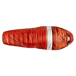 Sierra Designs Get Down 35 Degree Sleeping Bag - 550 Fill Power DriDown (PFC Free), Mummy Style Camping & Backpacking Sleeping Bags for Men & Women, Stuff Sack Included (Regular)