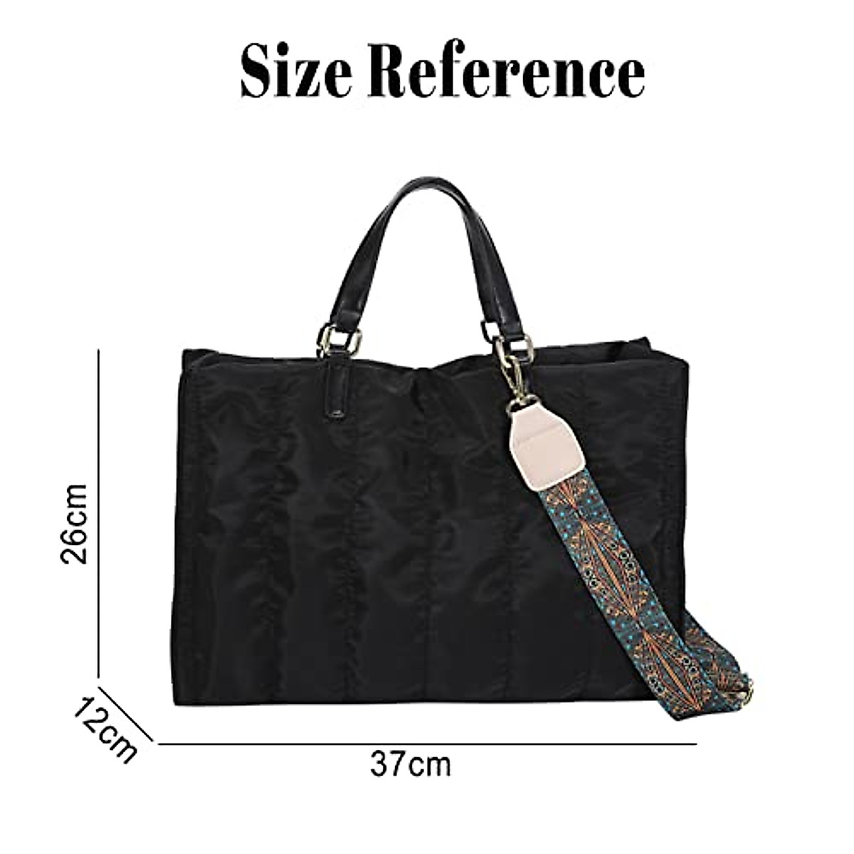 Leather Tote Bags for Women Handbag Tote Purse with Wide Shoulder Strap Crossbody Bag Commuter Bag for Office Travel School (Beige)