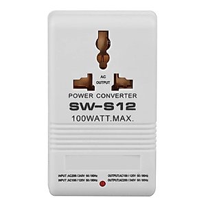 Voltage Converter - Power Plug Adapter 100W 110V/120V to 220V/240V Step-Up and Down Voltage Converter Transformer Travel Voltage Power Converter (CN Standard Plug