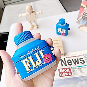 Shineyii for Airpod Pro 2019/Pro 2 Gen 2022 Case Soft Silicone Cute Cartoon Funny Cover Skin Accessories Keychain Girls Kids Teens Cases for Air Pods Compatible with Airpods Pro, Flower Bottle