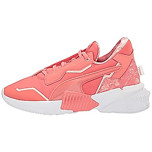 PUMA Women's PROVOKE XT Sneaker, Georgia Peach-Puma White, 8.5