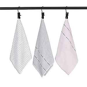 BEWISHOME 30 PCS Boot Hangers for Closet, Laundry Hooks with Clips, Boot Hanging Hold Clip, Clothes Pins, Space Saving Portable Travel Hangers Clip, Jeans, Tall Boots, Towel, Black FYC30B