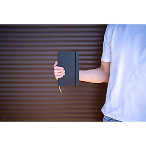 Moleskine Classic Notebook, Hard Cover, Large (5" x 8.25") Squared/Grid, Black, 240 Pages