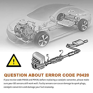 MOSTPLUS Front Exhaust Manifold Catalytic Converter Compatible for 2002 2003 2004 2005 2006 Nissan Altima 2.5L Replaces 674-659