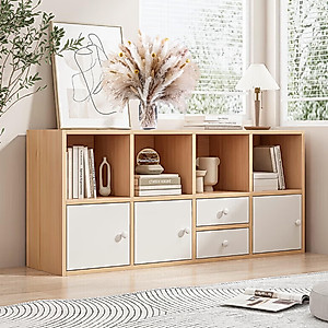 100PCS Natural Dried Pampas Grass Decor - 17.5" Fluffy Pampas Grass Bouquet - Boho Home Decor Dried Flowers for Wedding Floral Room Home Party Table Decorations