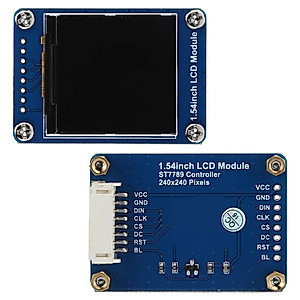240X240 St7789 LCD Module IPS Screen, 1.54Inch Monitor IPS LCD Display Display Screen Board 262K Color Display Screen for Raspberry Pi//STM32