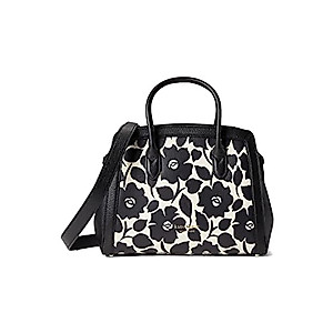 Kate Spade New York Knott Rosy Garden Medium Satchel Black Multi One Size