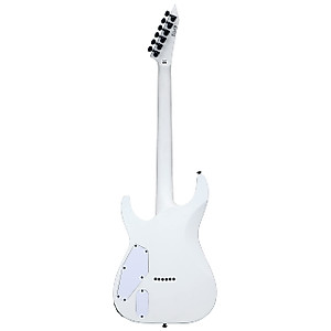 ESP 6 String LTD M-HT Arctic Metal Electric Guitar, Snow White Satin, Right, (LMHTARMSWS)