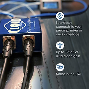 Cloud Microphones - Cloudlifter CL-2 Mic Activator - Ultra-Clean Microphone Preamp Gain - USA Made